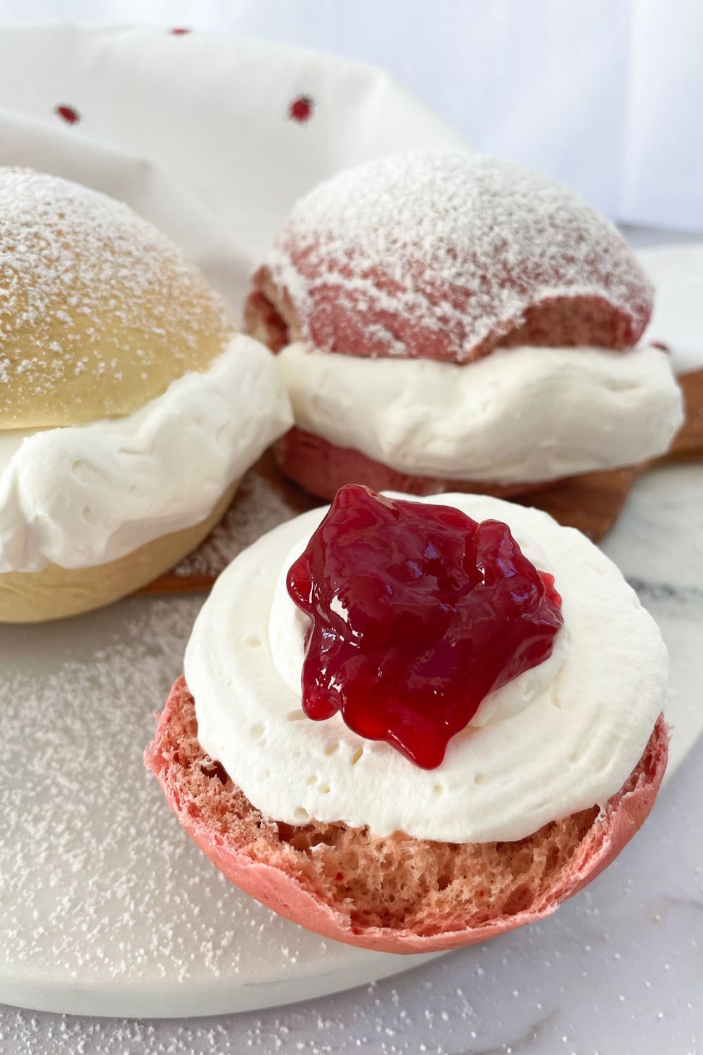 Easy Vegan Cream Buns Recipe - a little love